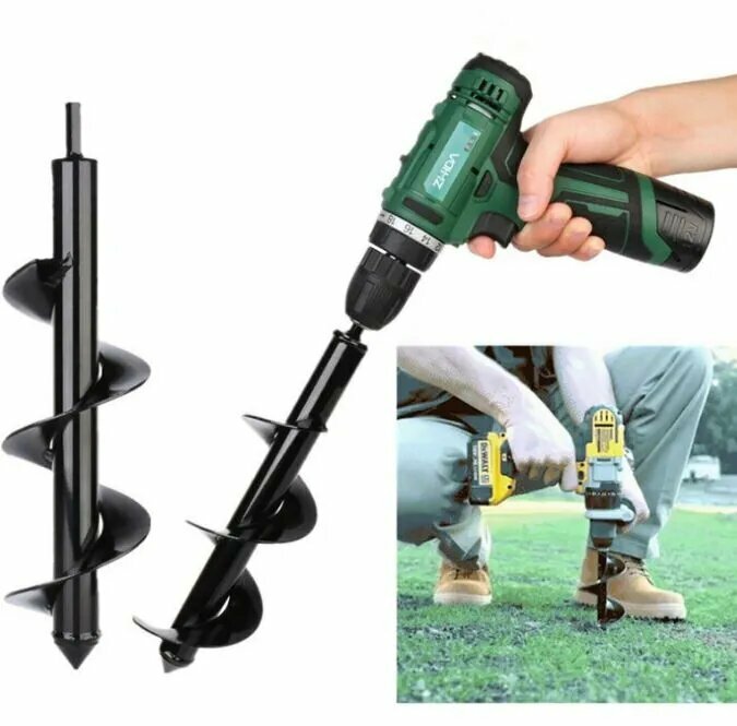 Сверло шнек/бур для садовых работ