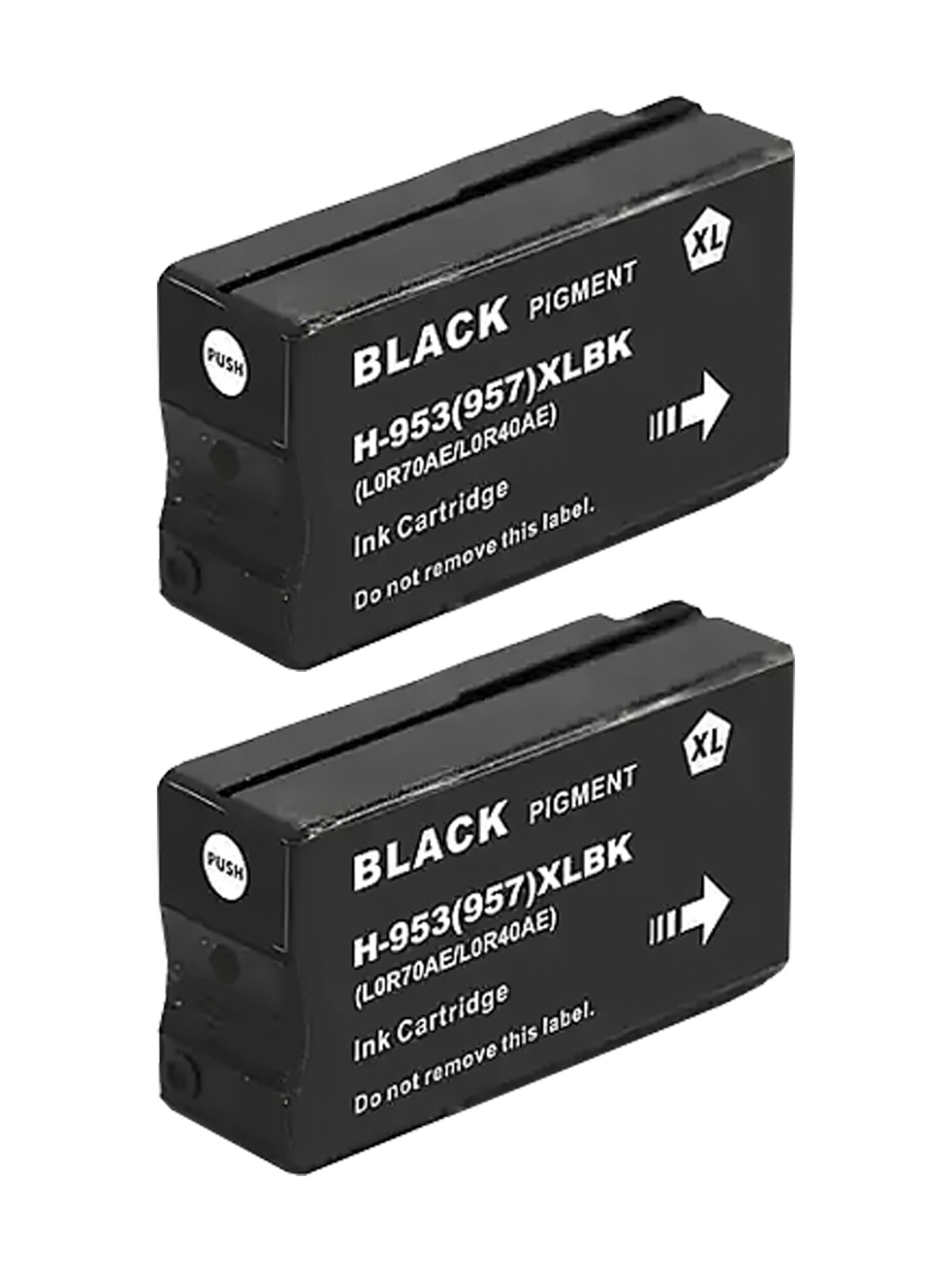 Комплект 2 шт. cтруйных картриджей NV Print 953XL Black для HP OfficeJet Pro 7720, 8730