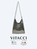 Сумка хобо VITACCI, фактура рельефная, серебряный