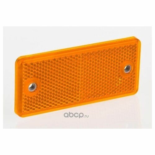 Светоотражатель fristom жёлтого цвета с двумя отверствиями (катафот) FRISTOM DOB034Z