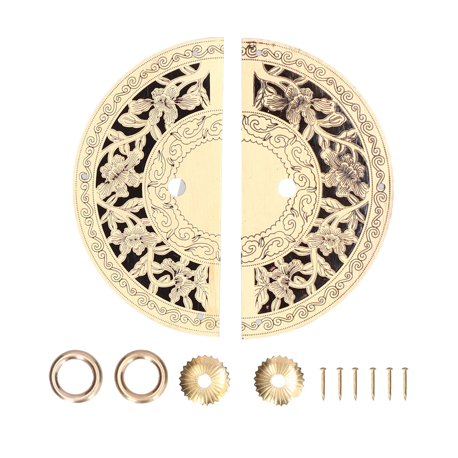 Круглая ручка-ручка для двери шкафа, 11 см, с цветочным узором, латунная, для ящика шкафа, винтажный стиль, фурнитура для дома