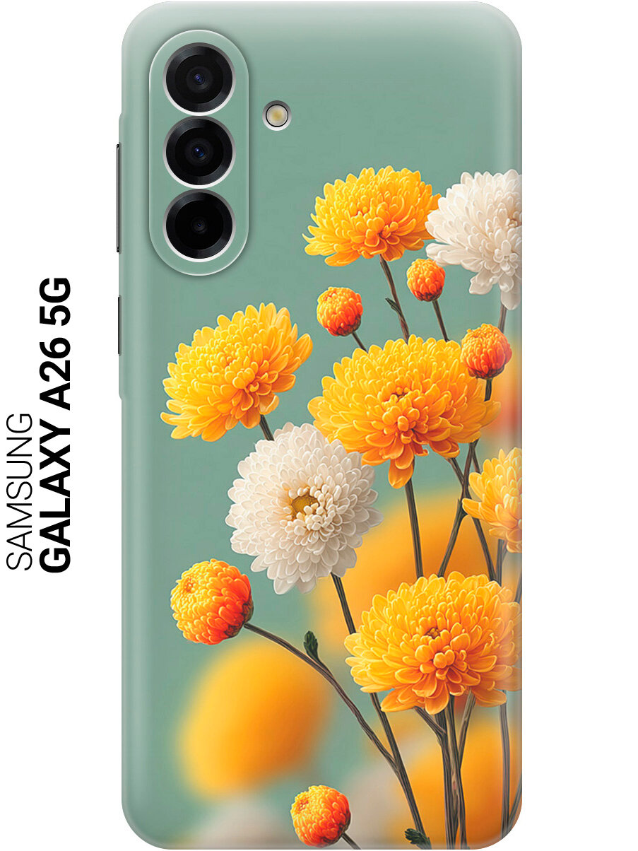 Силиконовый чехол на Samsung Galaxy A26 с принтом "Цветочная симфония"