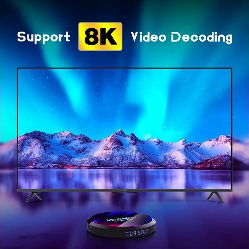 Smart tv приставка/BOXPUT/H96 MAX 3528.0/андроид13/4 гб/64 ГБ