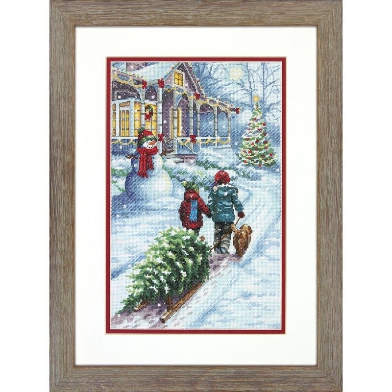 Набор для вышивания крестом Christmas Tradition "Рождественская традиция" 40*30CM 11CT