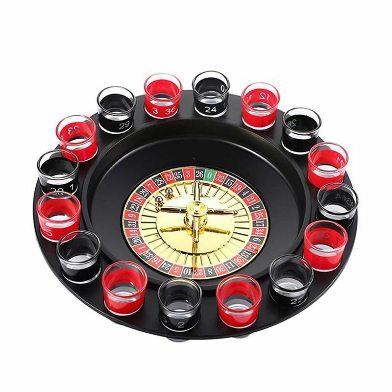 Рулетка, набор для игры в баре, 16 чашек happy roulette