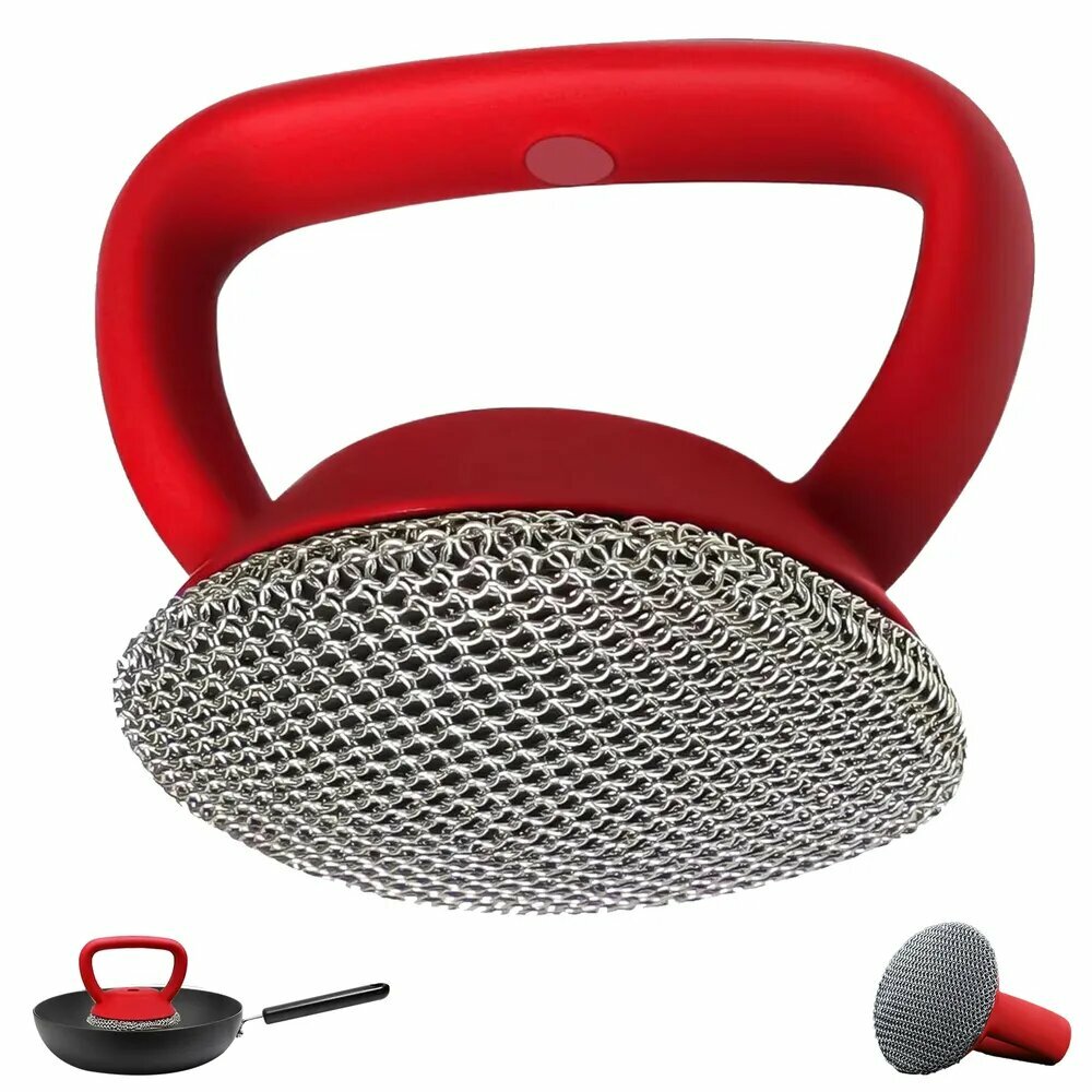 Щетка для посуды ZH, металл, эргономичная, для металлических поверхностей