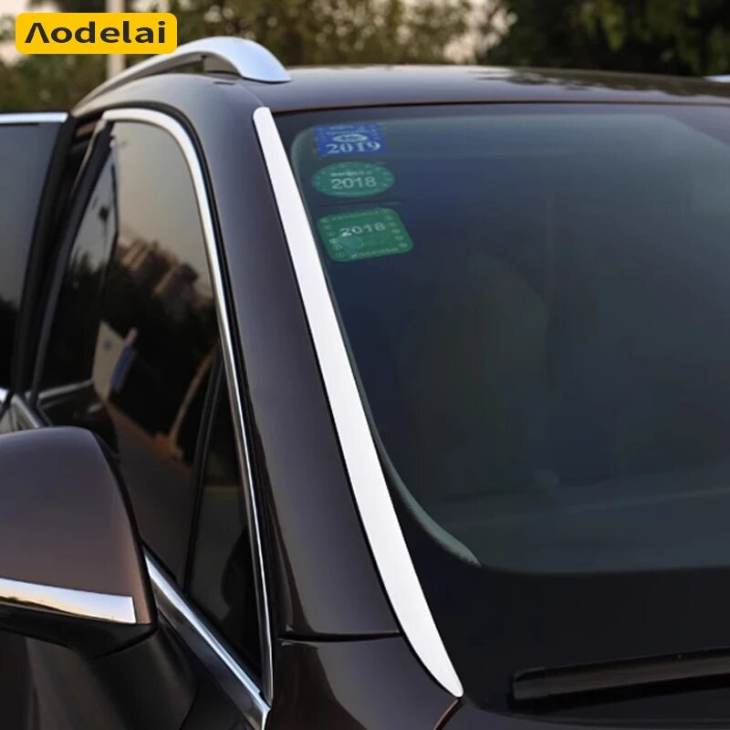 2 шт. для Volkswagen VW Touareg 2011 2012 2013 2014 2015 2016 2017 2018 накладка на переднее лобовое стекло аксессуар модификация часть