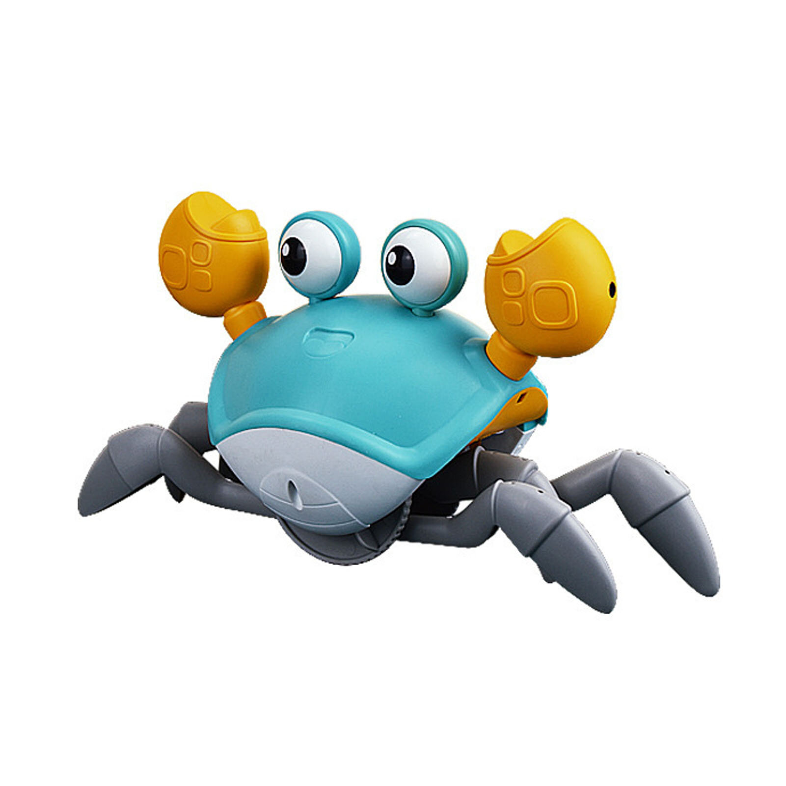 Crab Toy Musical Sound Light Electronic Walking Moving Dancing Sensory Induction Green Blue