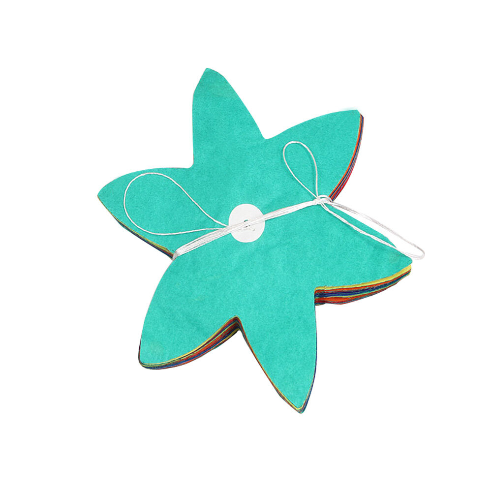 Гирлянда из бумаги цветков и листьев Hawaii 3м для фестивалей, вечеринок, свадеб, декупажа, украшений, материал: бумага, длина 3м, размер упаковки 200*200*40мм, вес упаковки 45г, в комплект входят 1 гирлянда 3м