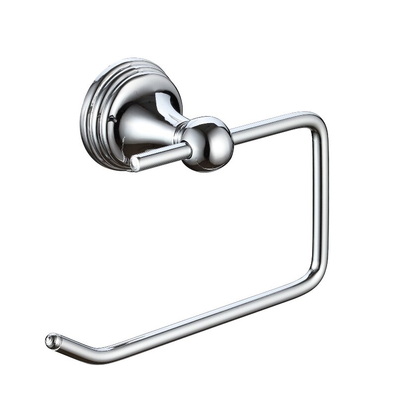 Держатель туалетной бумаги Delphinium 13886-1, открытый, металл, хромированный, крепление навесное
