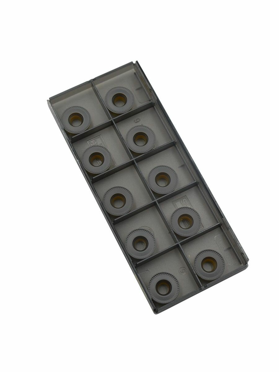 Твердосплавные режущие пластины Kinrite RCMT1606M0 4325 (10 шт) Для получистового точения Для стали/чугуна/сплавов Износостойкое покрытие