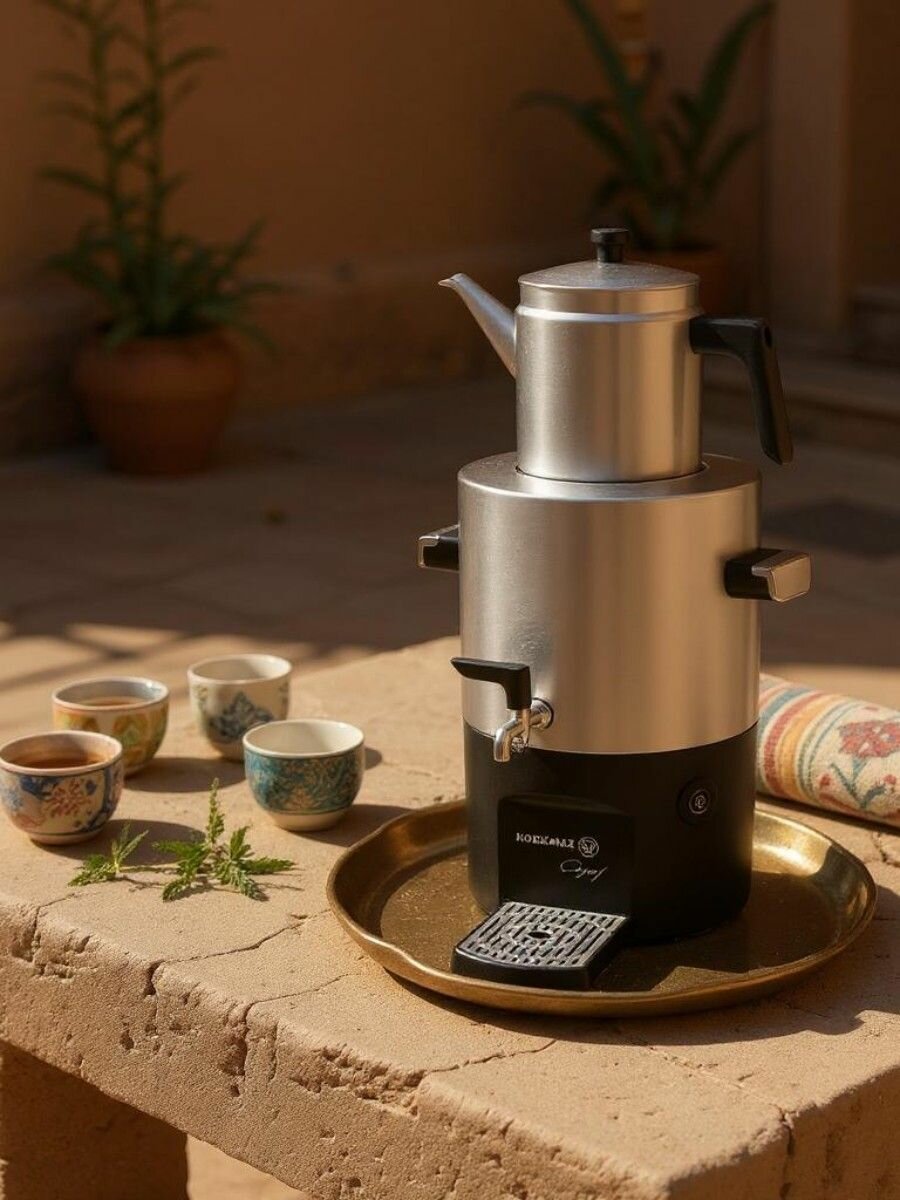 Электрический самовар HANEDAN 2/5 л 2000Watt