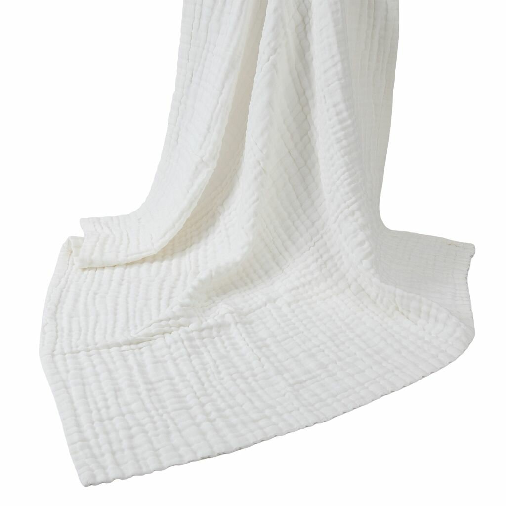 Хлопковое одеяло для ребенка, 6-слойная марля, удобное банное полотенце, однотонная пеленальная накидка, мягкая и дышащая