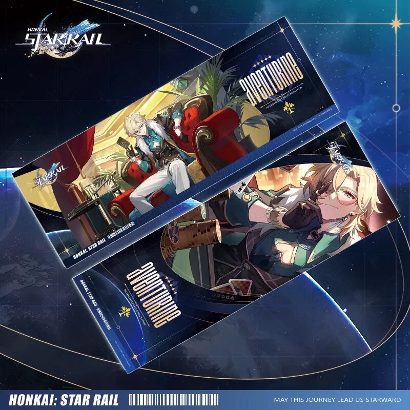 Закладка Honkai Star Rail Kafka Robin, цвет BB-Aventurine