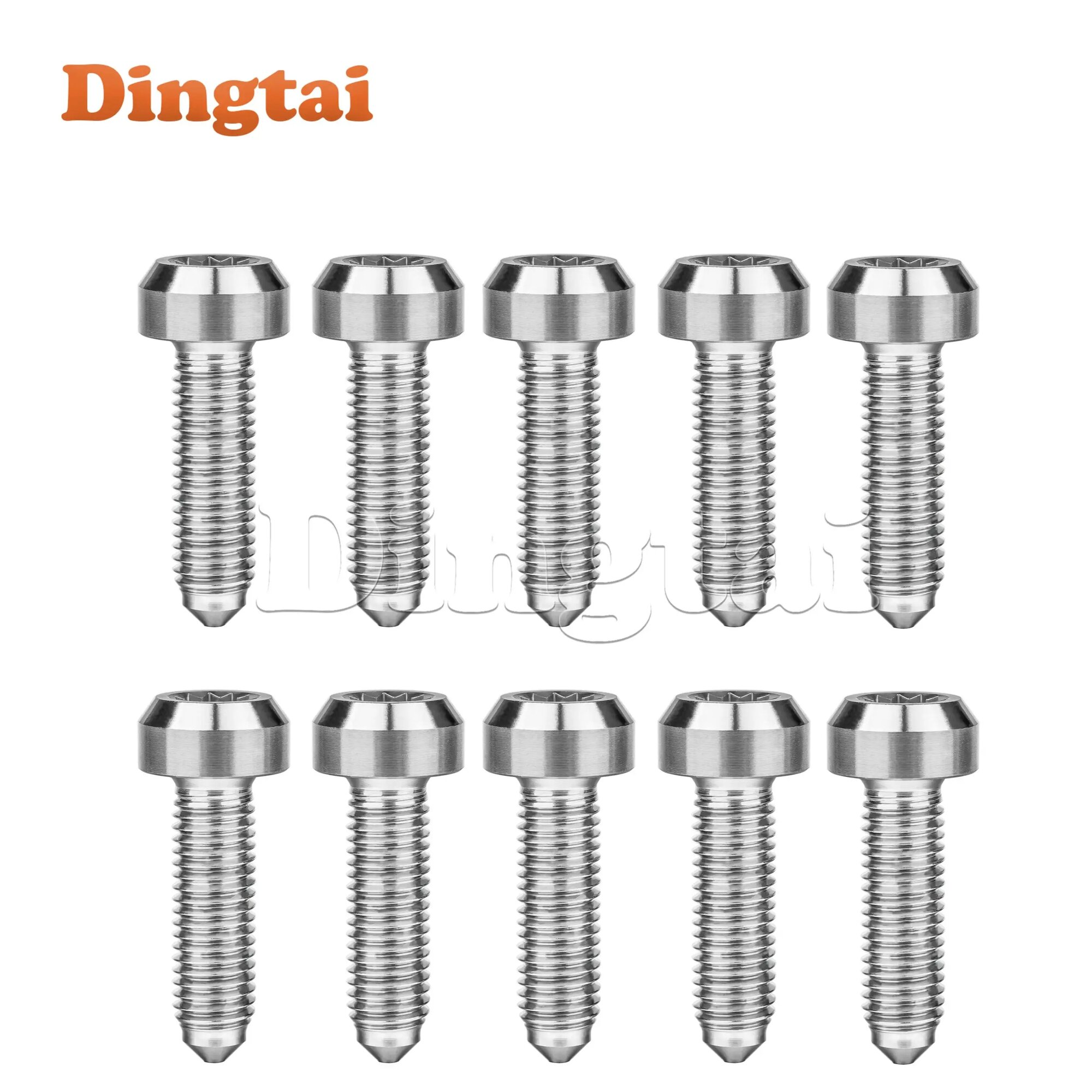 Dingtai титановые болты М7 х 24,5 мм 5/10 шт. Titanium 10PCS