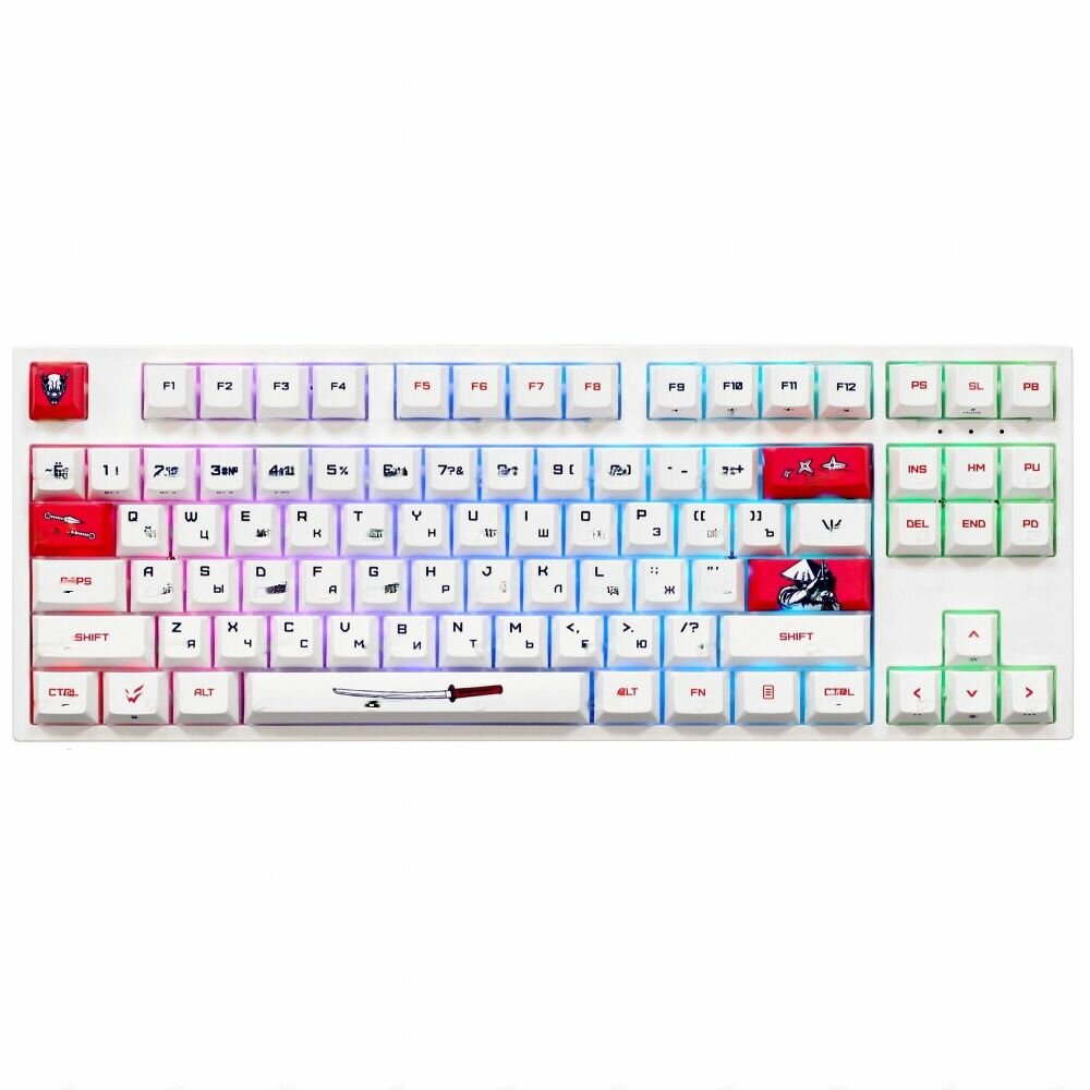 Клавиатура проводная+беспроводная ARDOR GAMING Wakizashi AG-ZD-87GT-HS-W