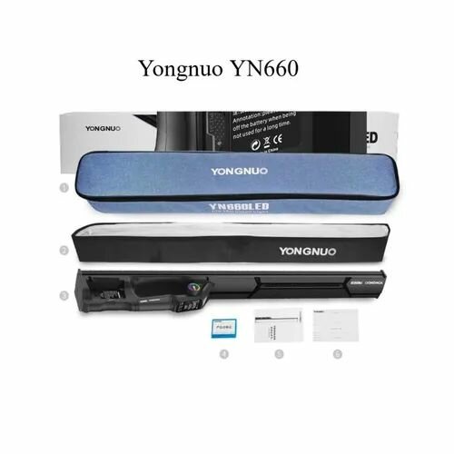 Yongnuo YN660 Светодиодный 2000K-9900K RGB полноцветный видеосигнал Handheld Ice Stick YN660LED с управлением приложением, Портативная съемка с заливкой фотографий