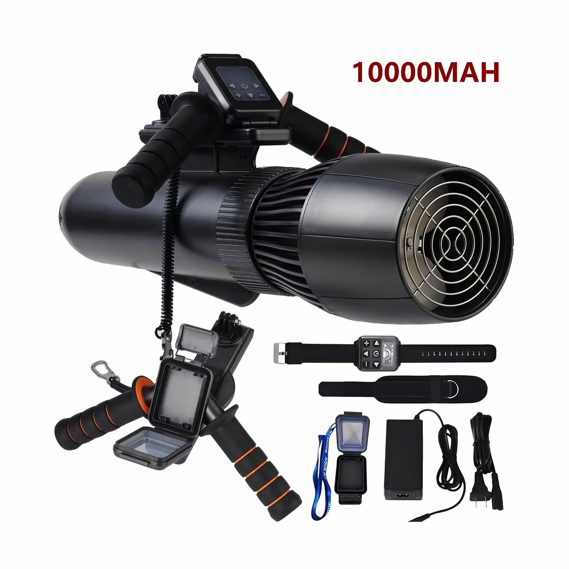 Мотор для серфинга "подводный скутер", умный круиз, 10км/ч, до 130 мин, водонепроницаемый