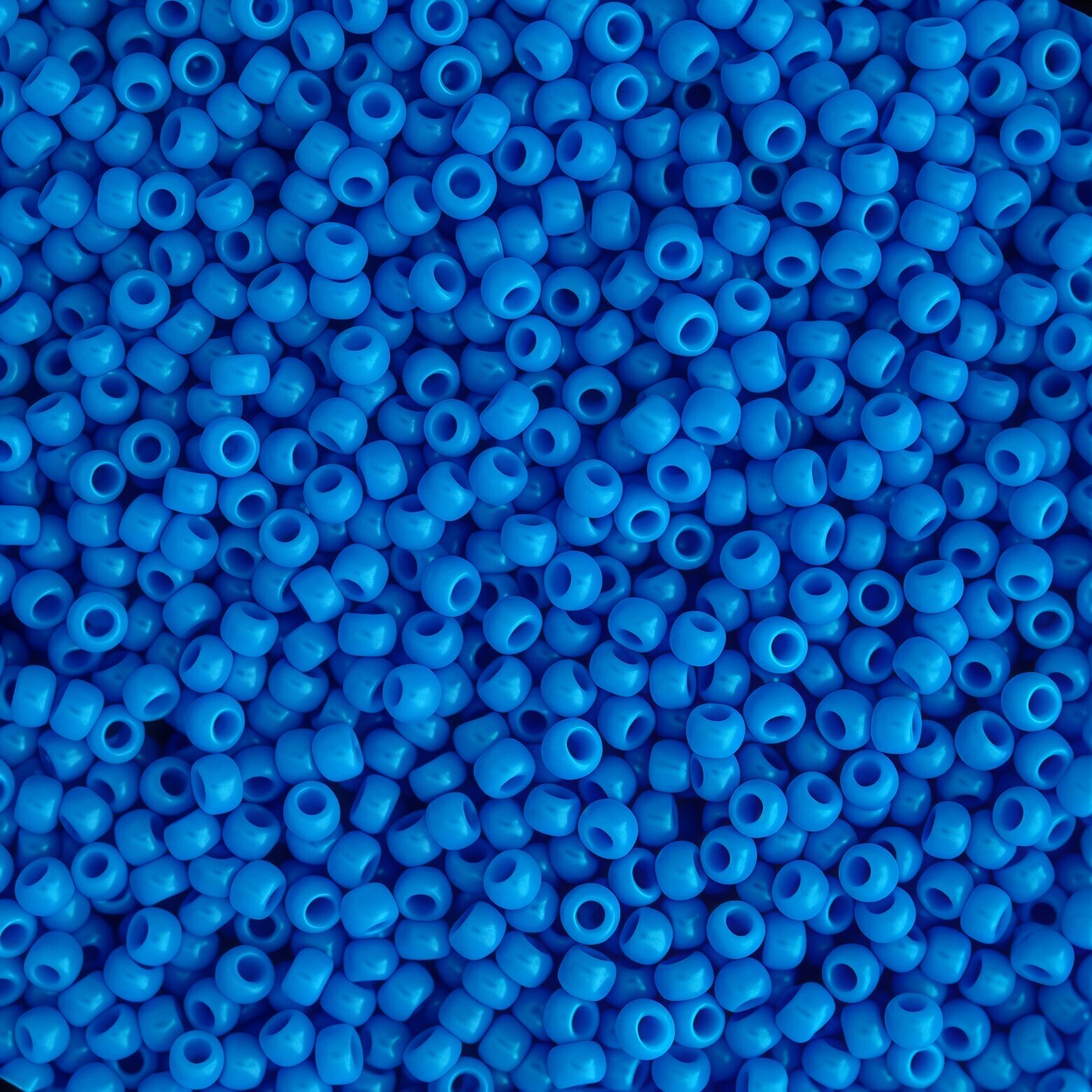 Бисер TOHO круглый, размер 11/0, цвет #43D (Непрозрачный, василёк), 10 грамм