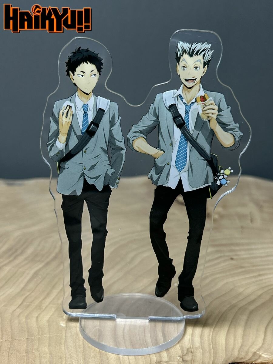 Фигурка Котаро Бокуто и Кейджи Акааши из аниме Волейбол! Haikyu!