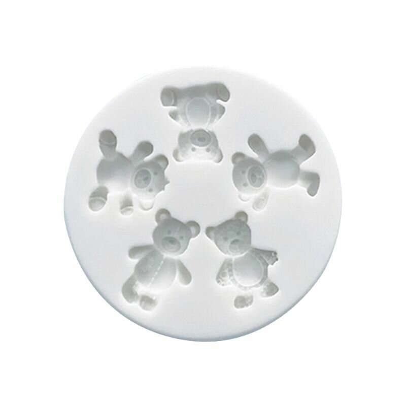 Форма для выпечки в виде конверта с изображением маленького медвежонка из мультфильма "Любовь" (случайный цвет)-№ 1