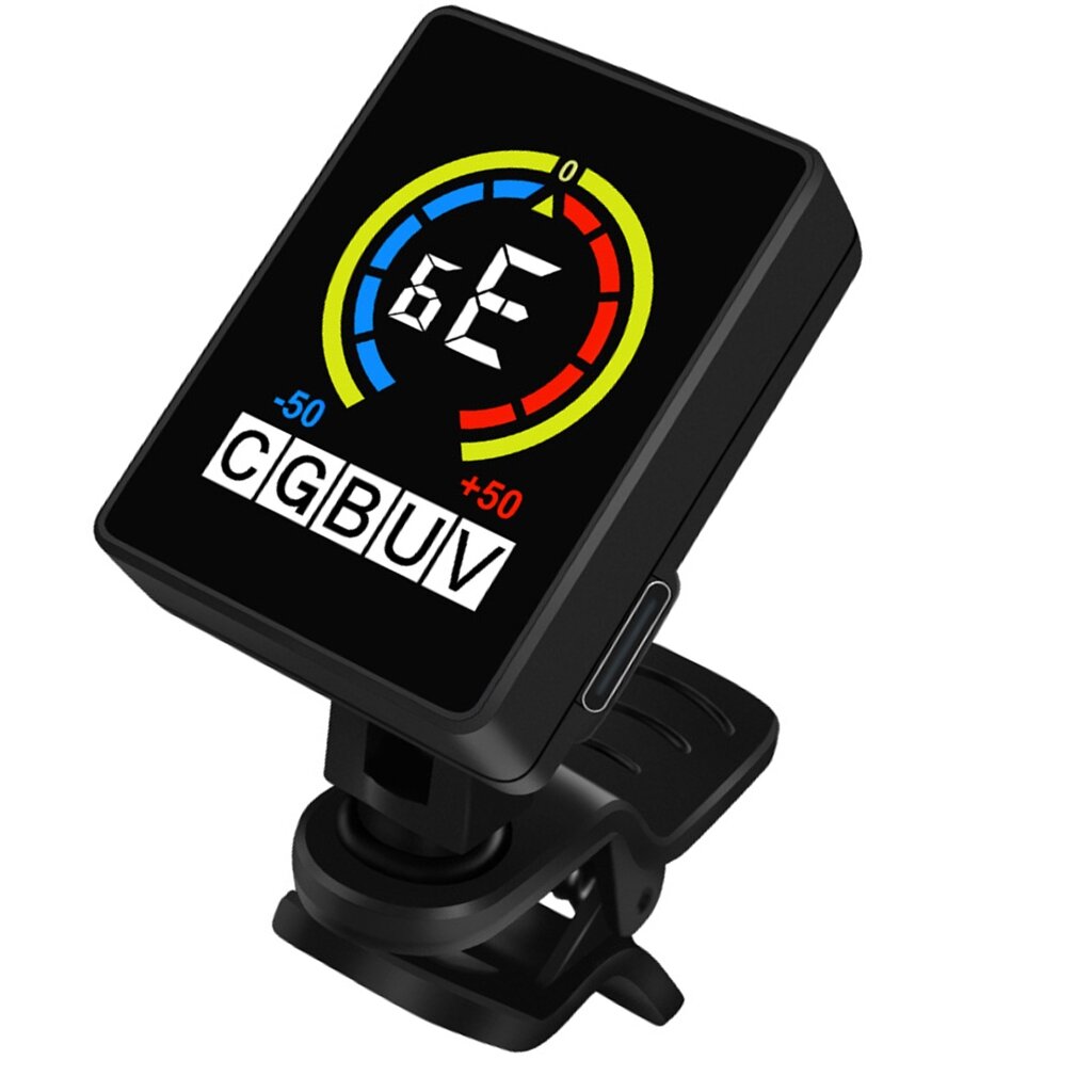 Цифровой тюнер для электрогитары с ЖК-дисплеем, тюнер гитарного метронома для баса