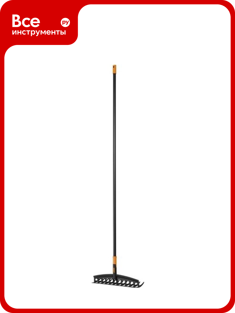 Универсальные, Fiskars, грабли Fiskars Solid 1003466, Алюминиевый, формирования газона