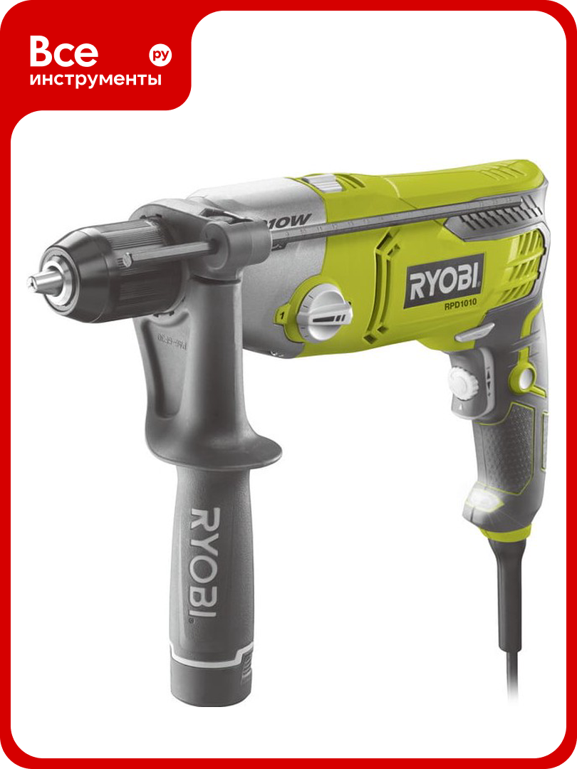 Ударная дрель Ryobi RPD1010K 5133002058