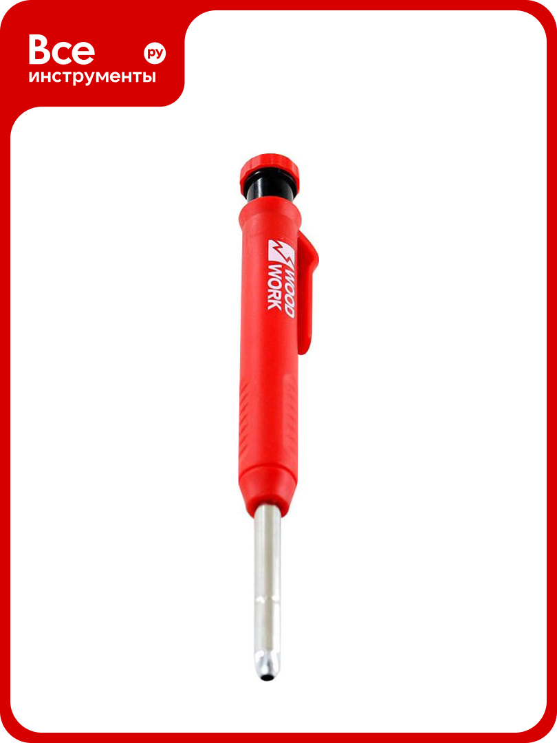 Механический карандаш WOODWORK с грифелем d2,8 мм, пластиковый корпус, с набором грифелей CPL-002, из качественной