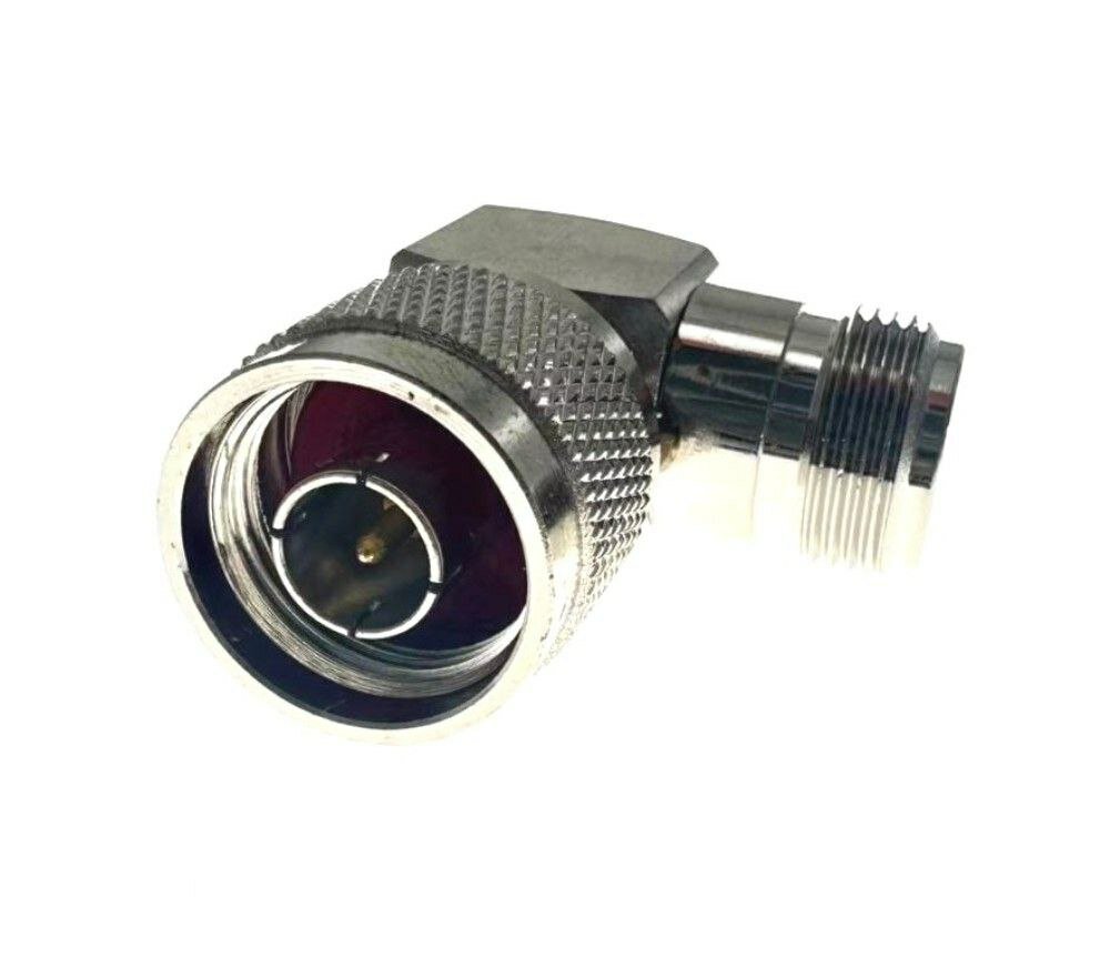 ВЧ-адаптер N(male)-N(female) угловой усиленный
