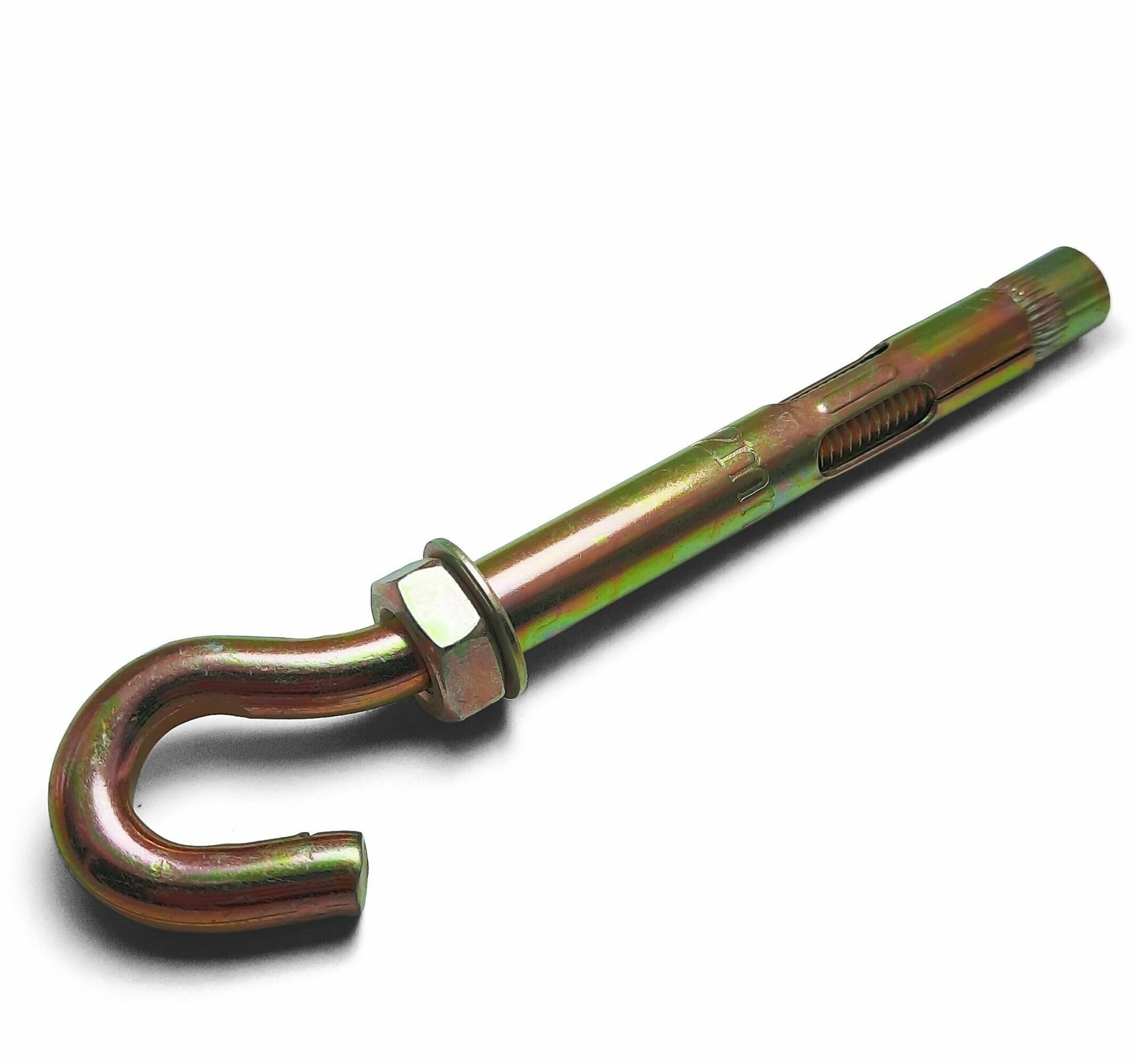 Анкерный болт "Fixer", с крюком, 12х100 см, диаметр 12мм, 10 штук