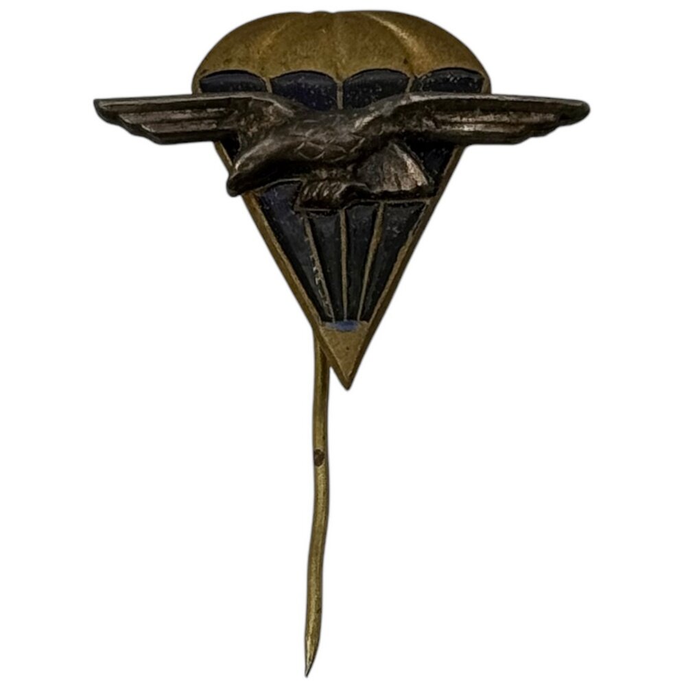 Фрачный знак "Силы специального назначения" (Деснатник-парашютист) Болгария 1981-1990 гг. (заколка)