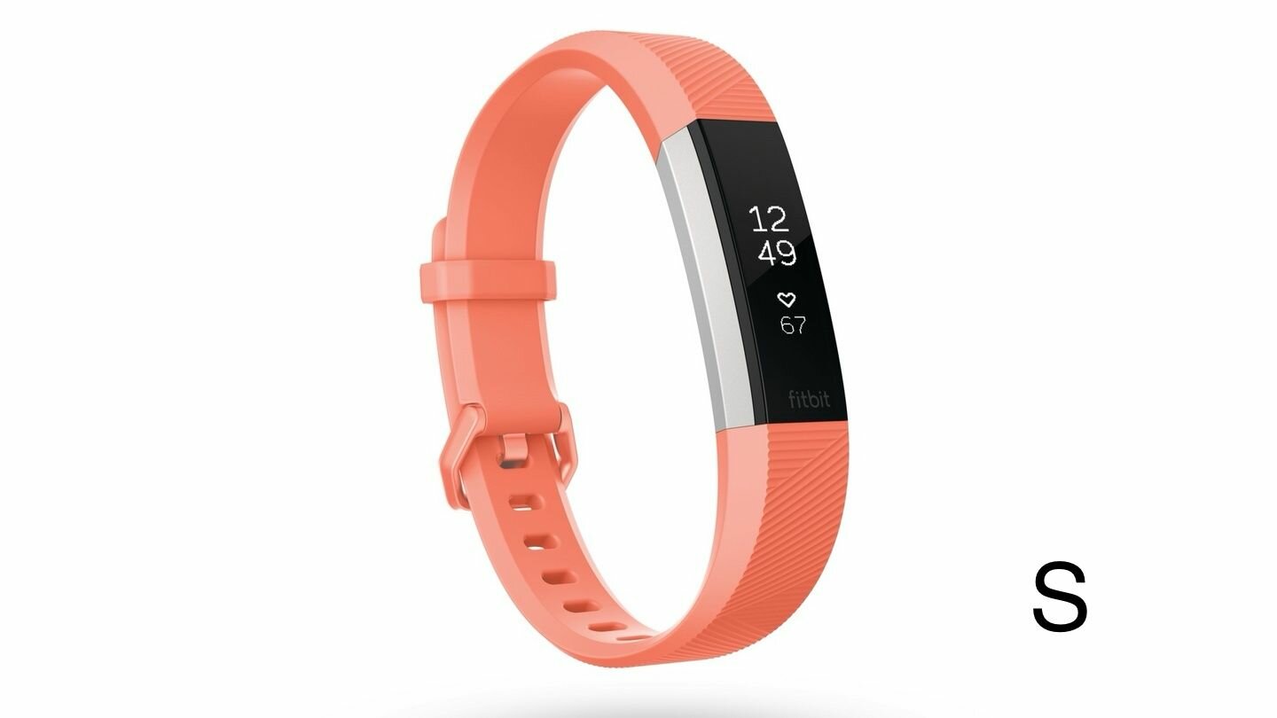 Умный браслет Fitbit Alta hr Оранжевый, S