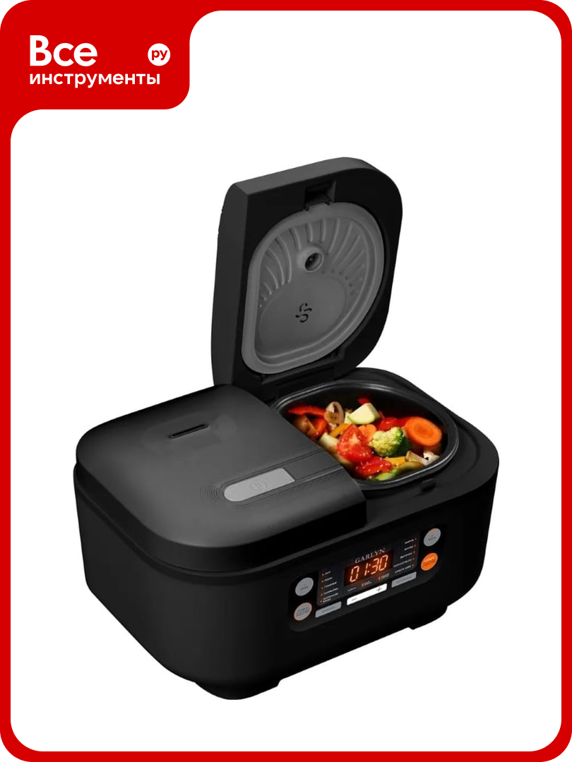 Мультиварка GARLYN MR-Duo 5 КА-00000554 с антипригарной чашей, дисковым нагревом и электронным управлением