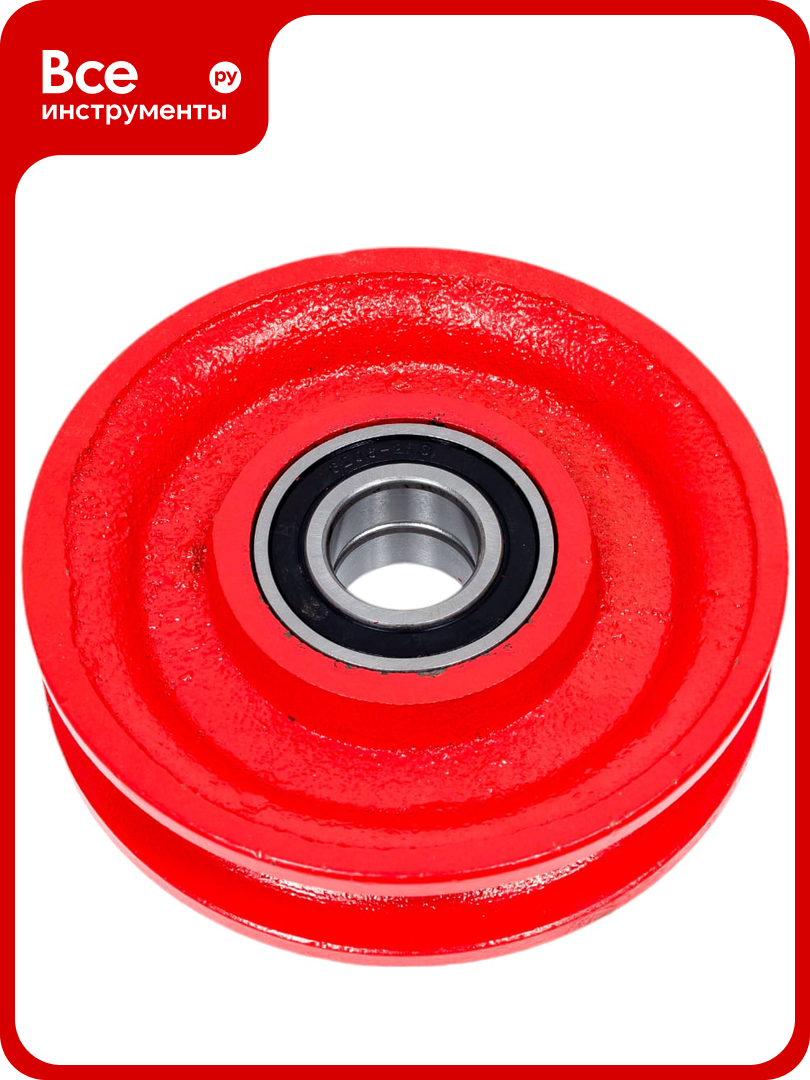 Шкив однорядный 3.2 Т OLYMP OL88032, для транспортировки грузов помощью тали, латунный, износостойкий