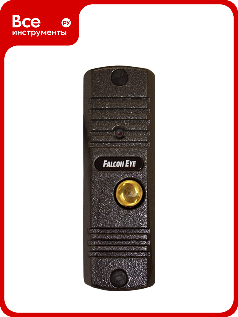 Цветная вызывная панель видеодомофона формата AHD 1080p Falcon Eye FE-305HD медь 00-00182795