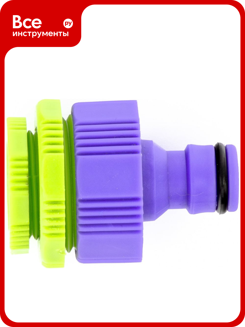 Адаптер внешний пластмассовый 1/2 -3/4 -1 PALISAD 65735, пластик