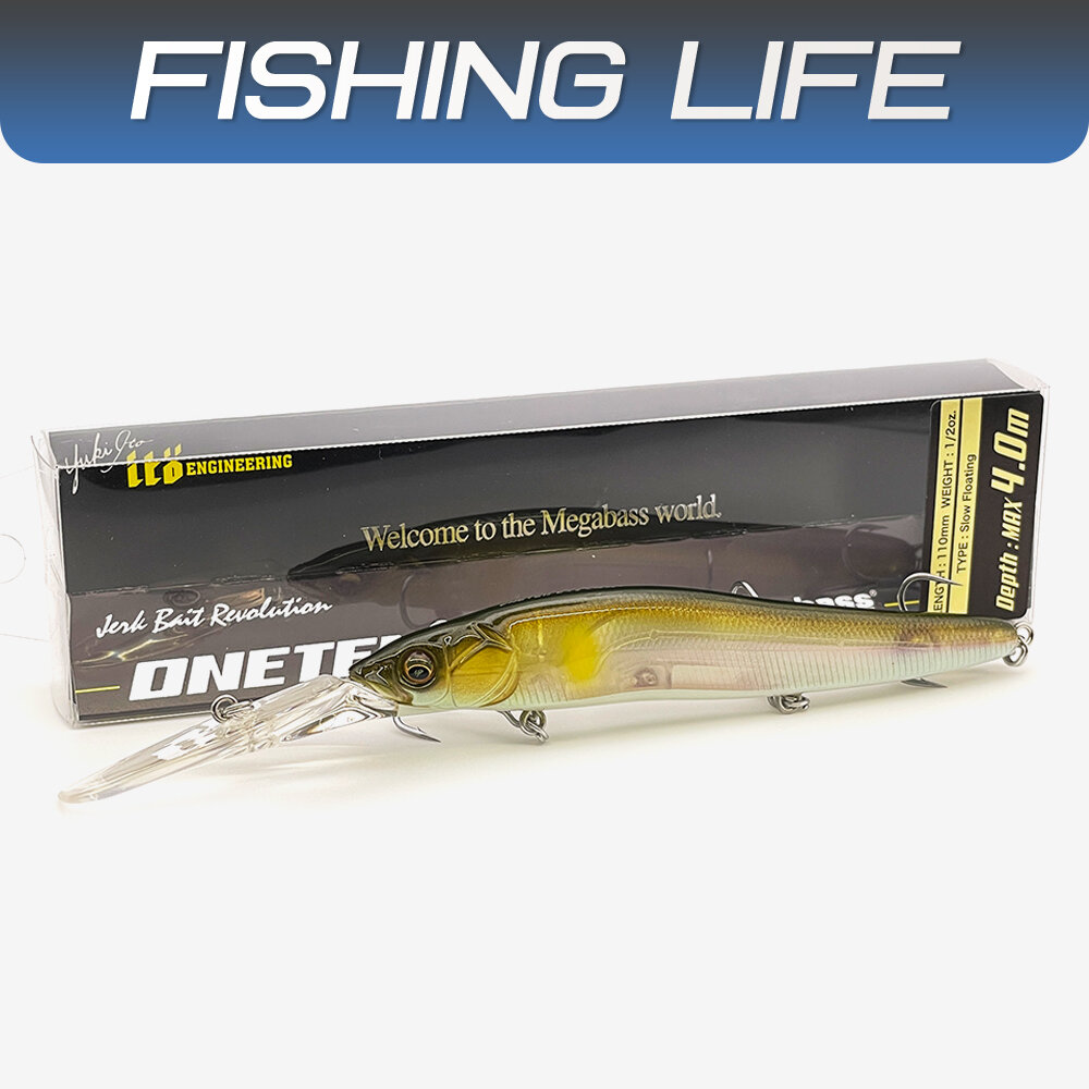 Воблер Megabass ONETEN R+3 (110мм, 14гр, slow floating) - PM ITO AYU