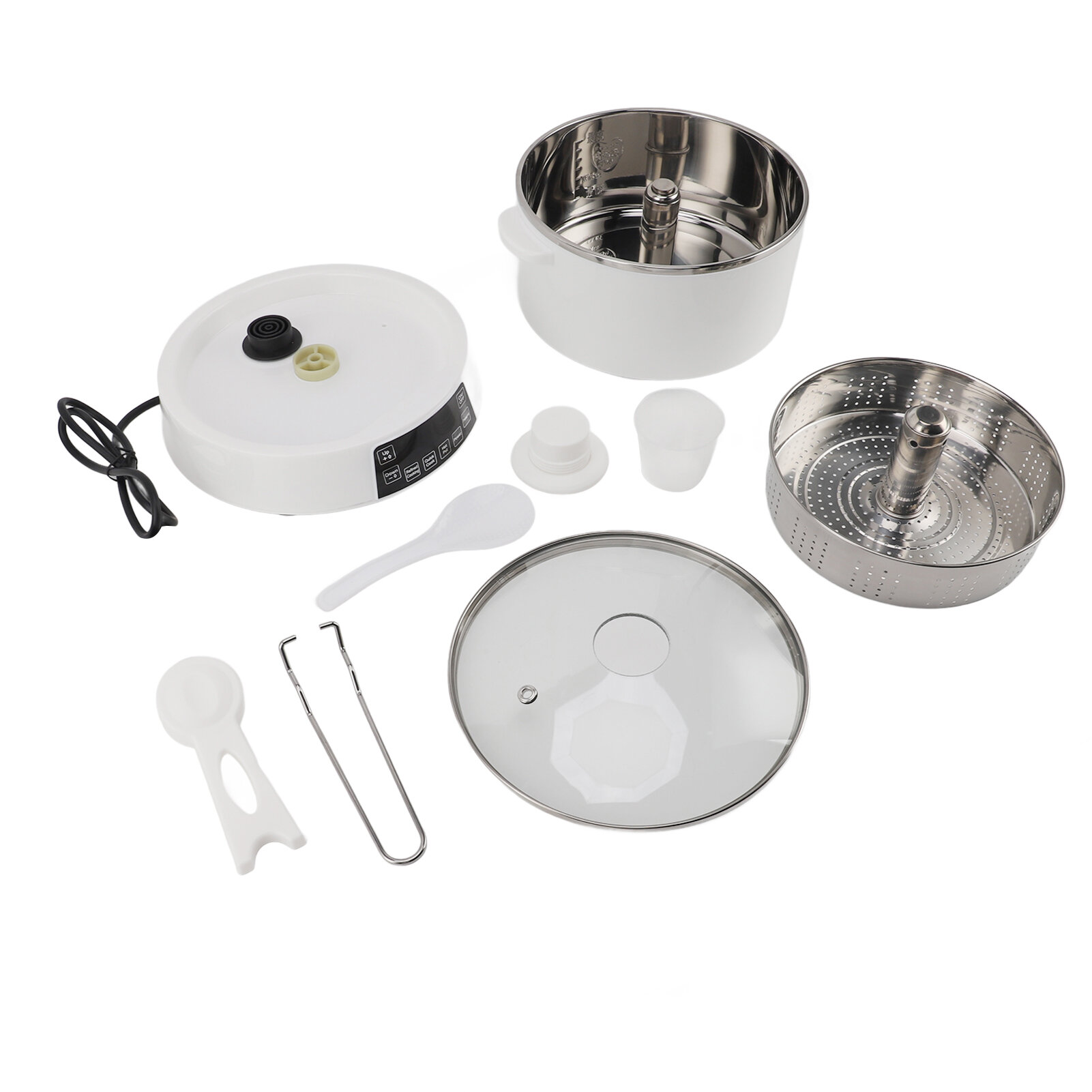 Рисоварка 4L Снятие сахара Удаление сахара. Быстрая приготовление 12H Резервирование Электрическая плита рисоварки для парирования рисового супа US Plugure 110 В 900 Вт