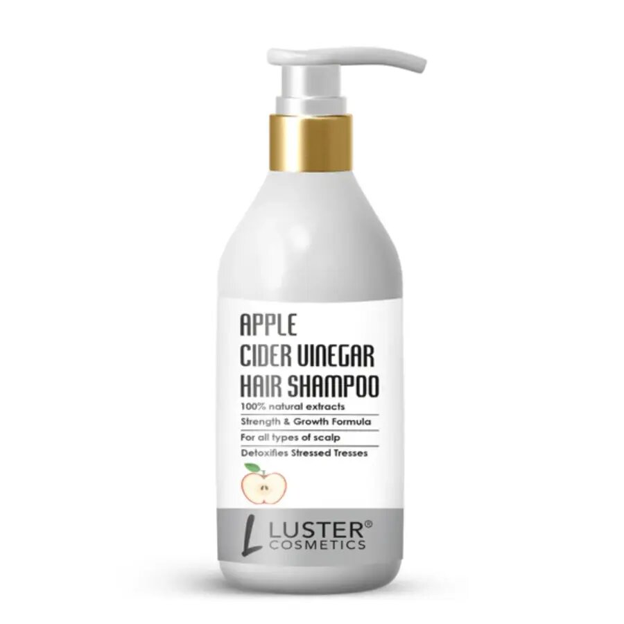 APPLE CIDER VINEGAR Shampoo, Luster (яблочный уксус шампунь для волос, Ластер), 300 мл.