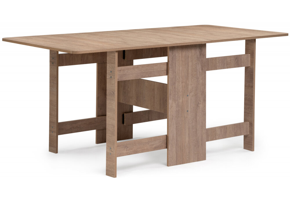 Стол деревянный Йентель woodville дуб и светлое дерево, дерево, прямоугольная столешница