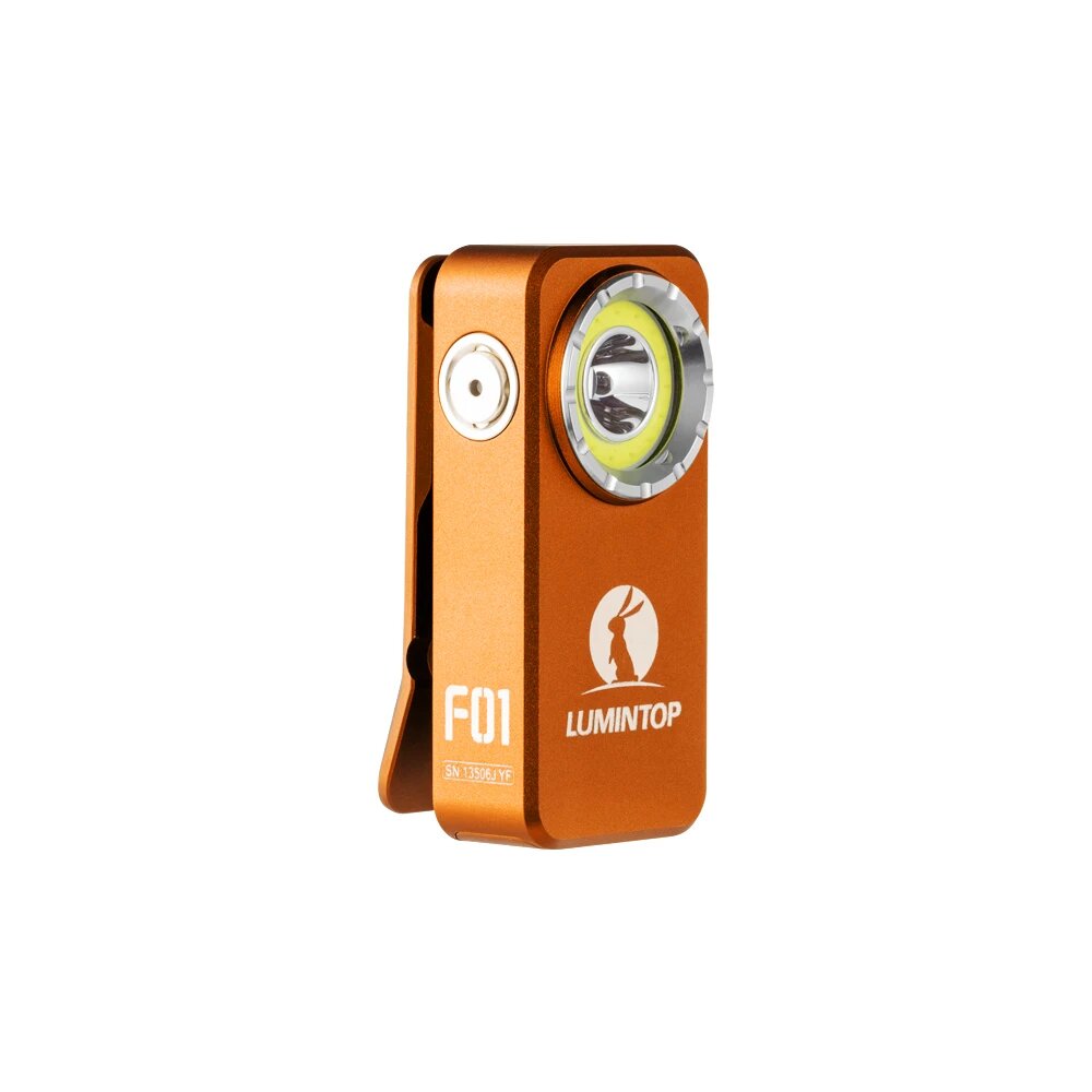 Lumintop F01 красный и белый фонарик 1200 люмен Orange