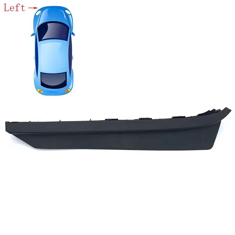 Передний бампер, спойлер, брызговики, нижняя защитная пластина для Porsche Cayenne 2011 2012 2013 2014 2015 2016 2017 Left