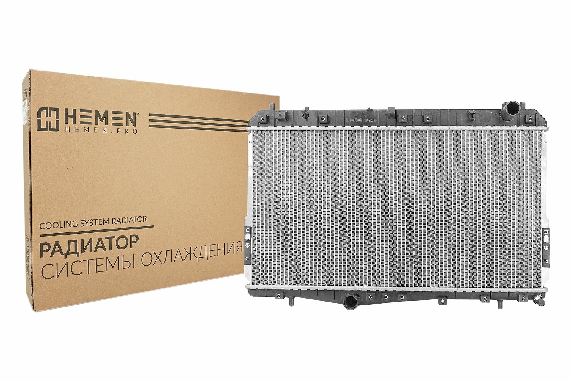 Радиатор охлаждения двигателя Chevrolet Lacetti J200, NUBIRA с 2005г- 1.4i/1.6i/1.8i 16V MT (HOSR065)