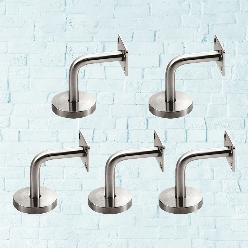 Крепления Для Перила, Прямоугольные, Из Нержавеющей Стали, Антикоррозийные, 5 Шт