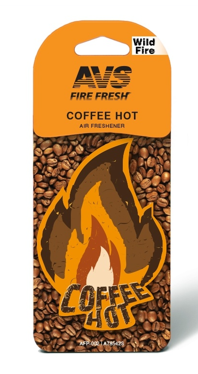 Ароматизатор fire fresh (аром. coffee hot/кофе) (бумажные)