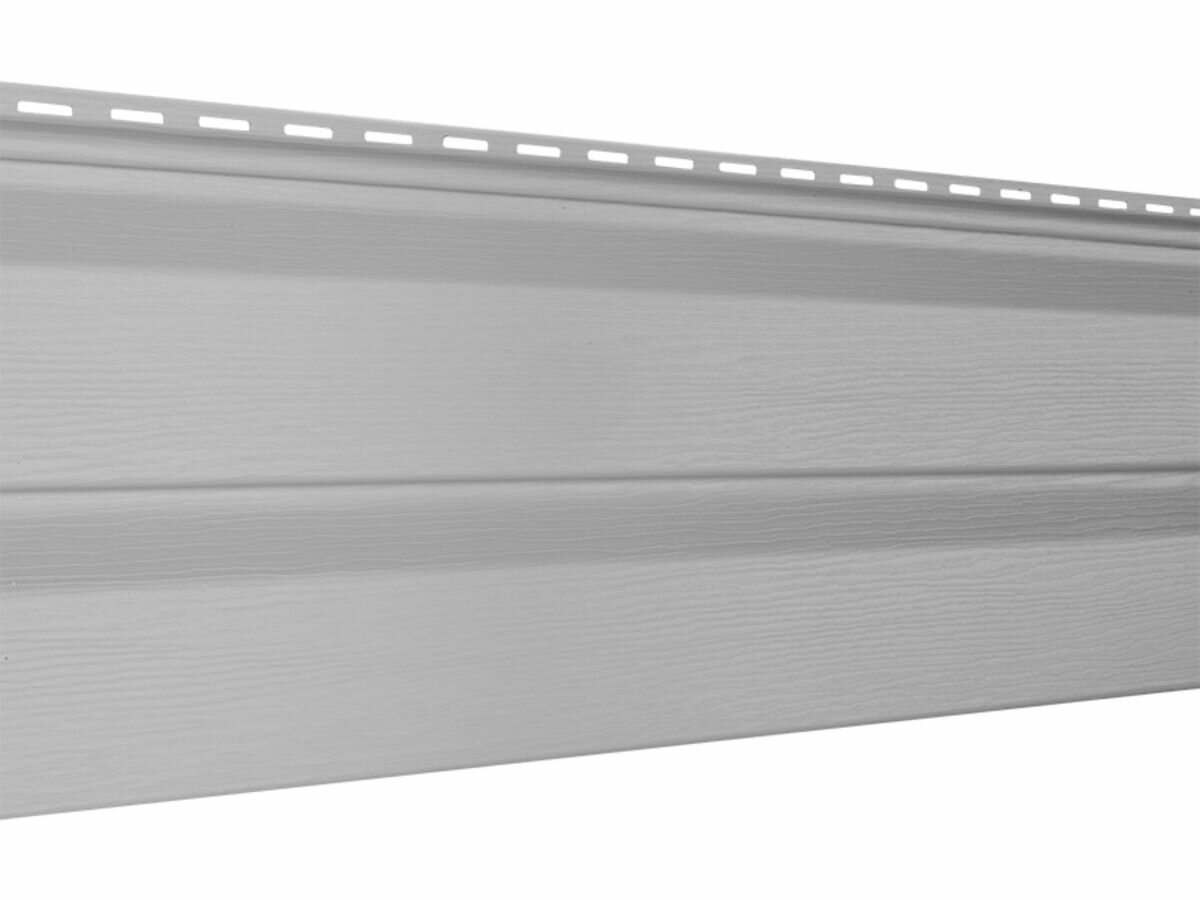 Ю-пласт Сайдинг Корабельный брус, серый, 10 шт