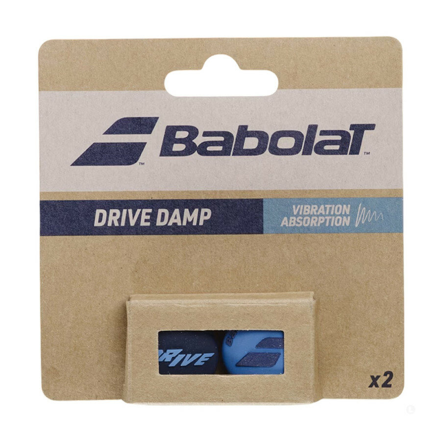 Виброгаситель Babolat Drive Damp x 2 штуки, цвет синий, силикон