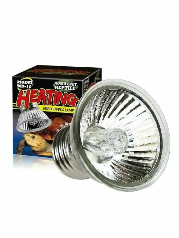 Ультрафиолетовая греющая лампа 2 в 1 для террариума, UVA+3.0UVB, 75Вт, Е27