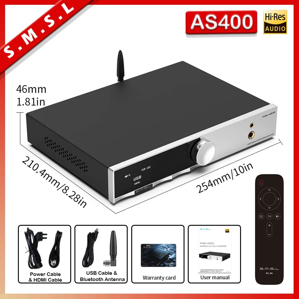 CrestAmpli SMSL AS400 Аудиоусилитель